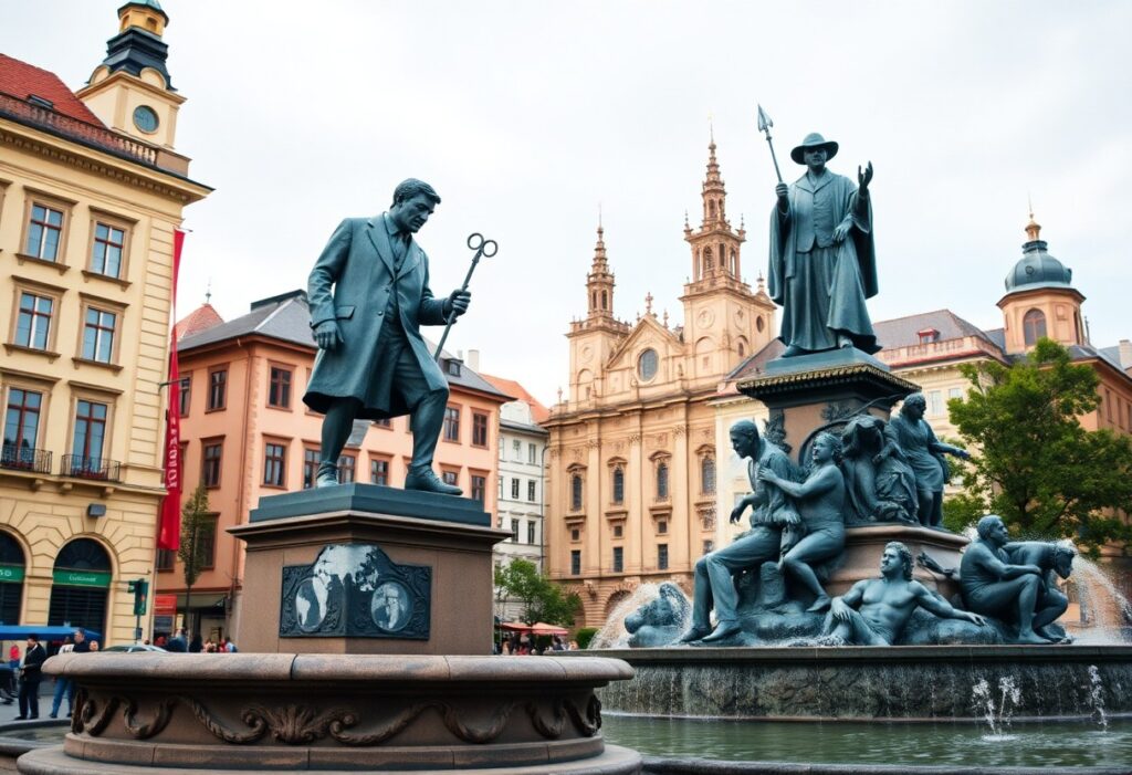 Nejzajímavější sochy a umění ve veřejném prostoru v Praze